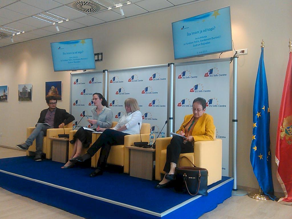 Podiumsdiskussion des EU Info Centers in Montenegro | IEP