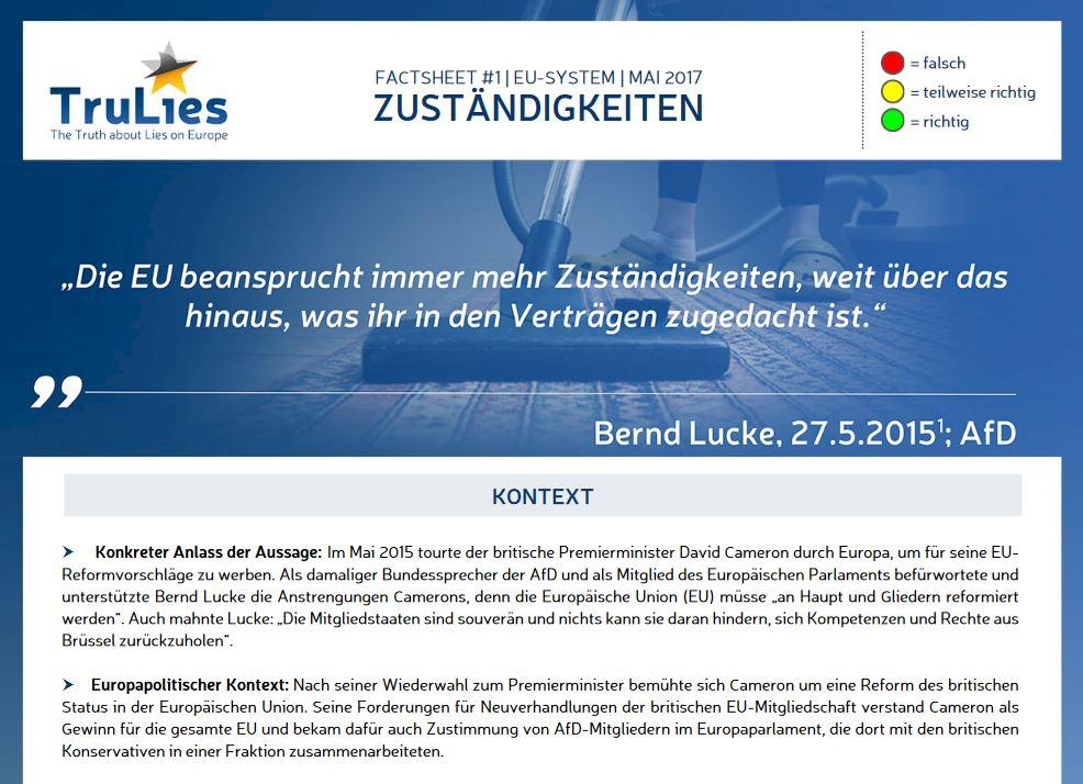 Factsheets zum Themenbereich EU-System | IEP